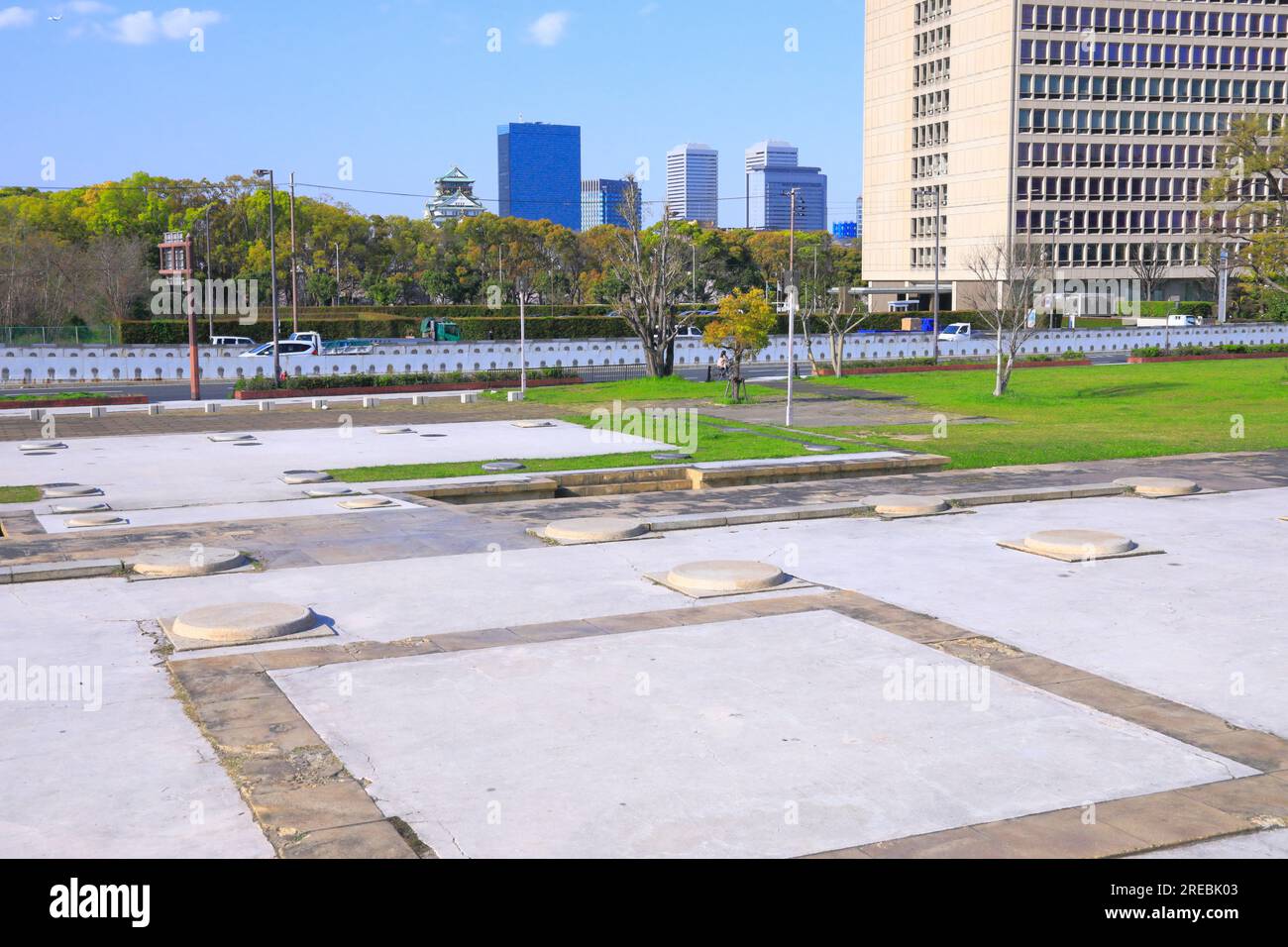 Naniwa Palace Site Park Stock Photo - Alamy