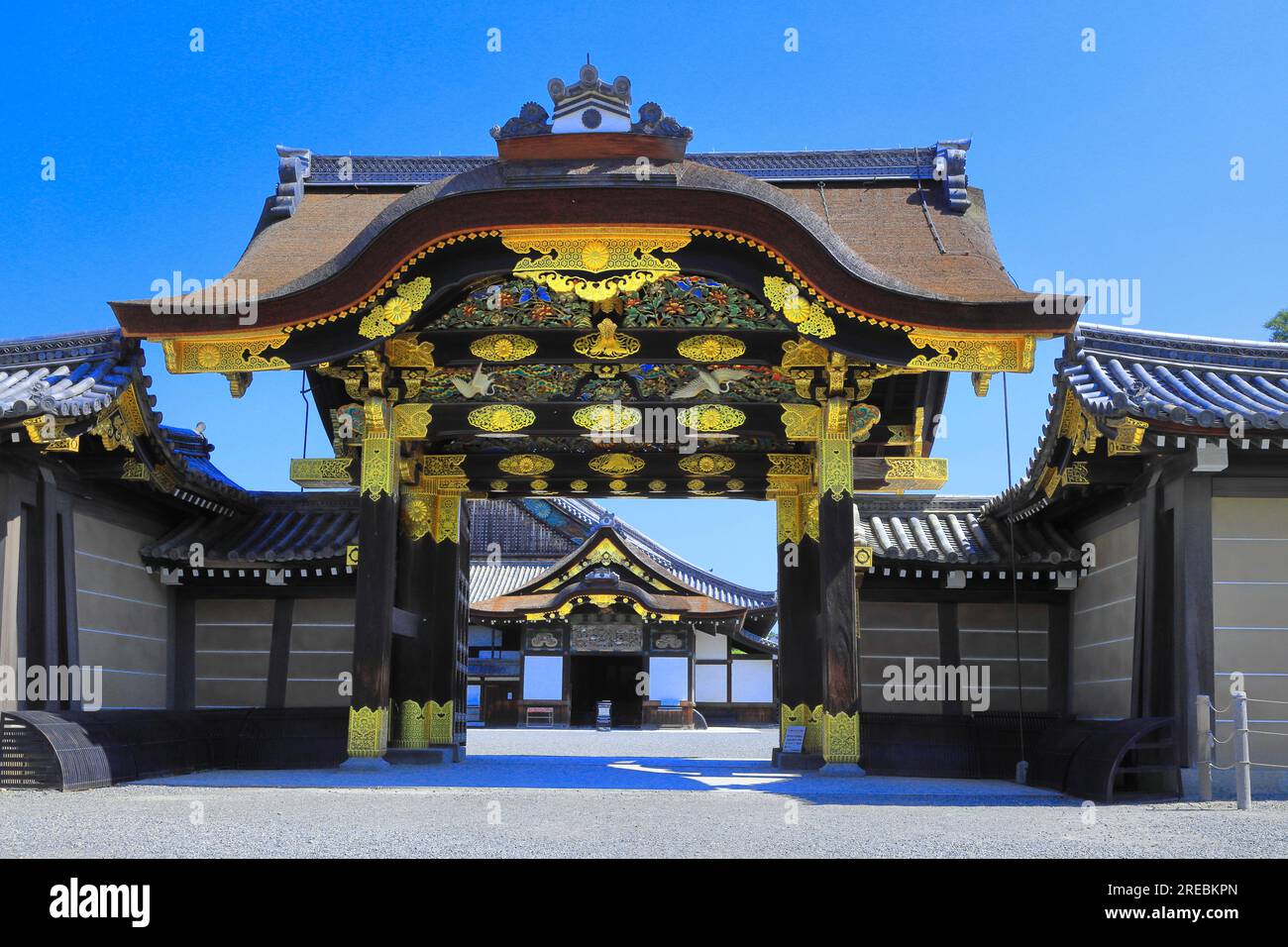 Karamon Gate of Nijo Castle Stock Photo - Alamy