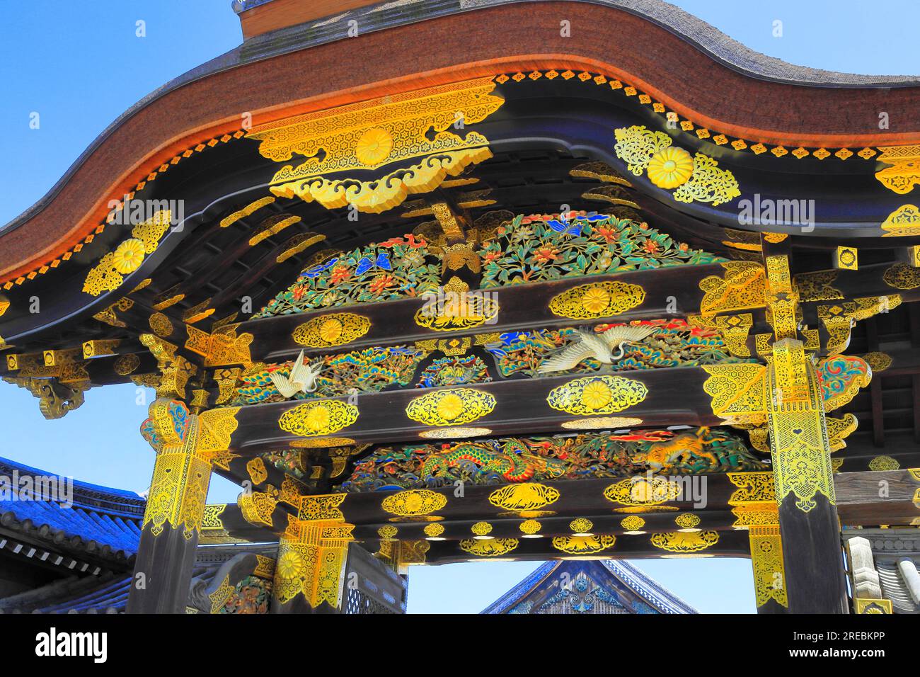 Karamon Gate of Nijo Castle Stock Photo - Alamy
