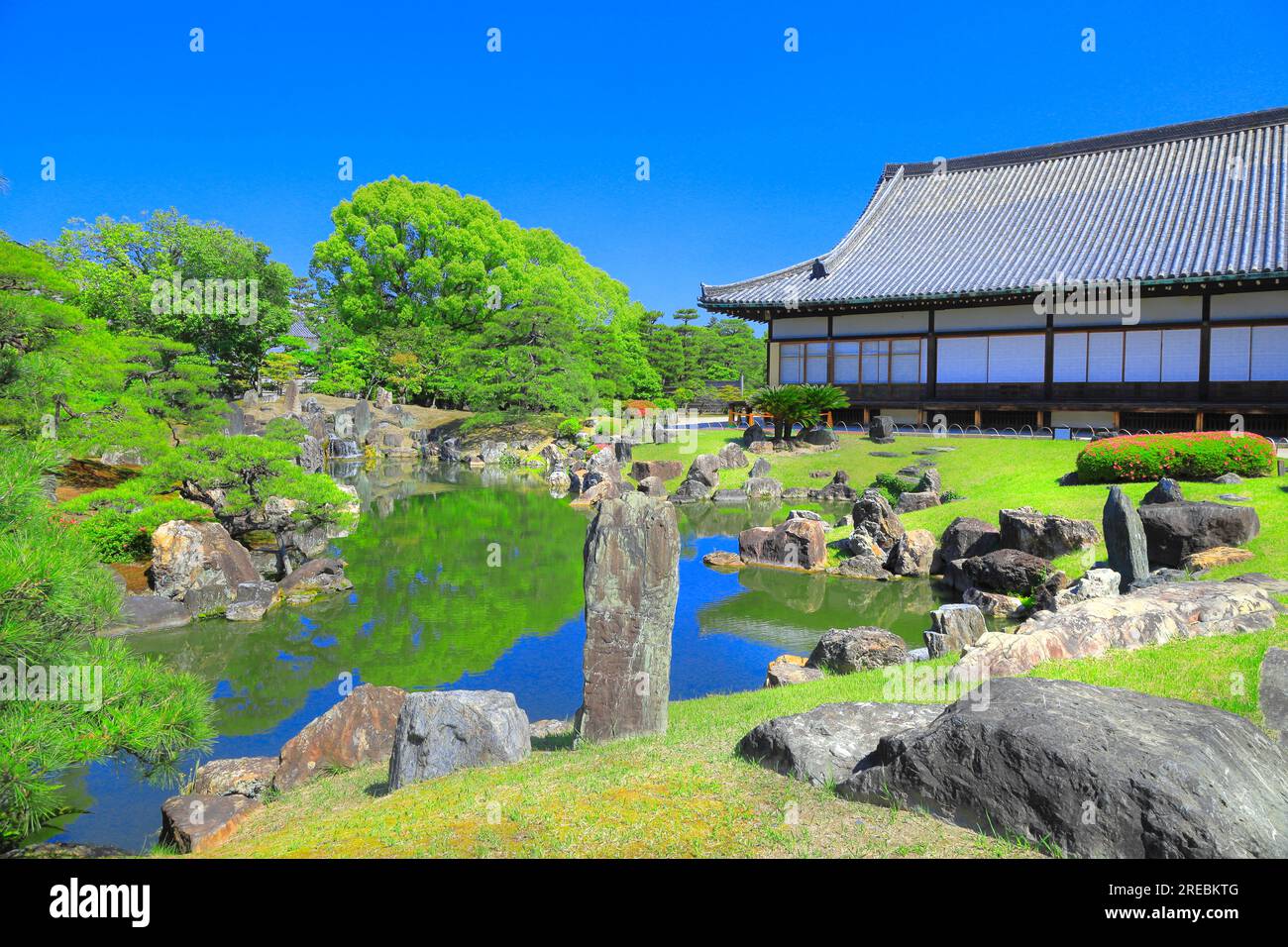 Ninomaru Garden of Nijo Castle Stock Photo - Alamy