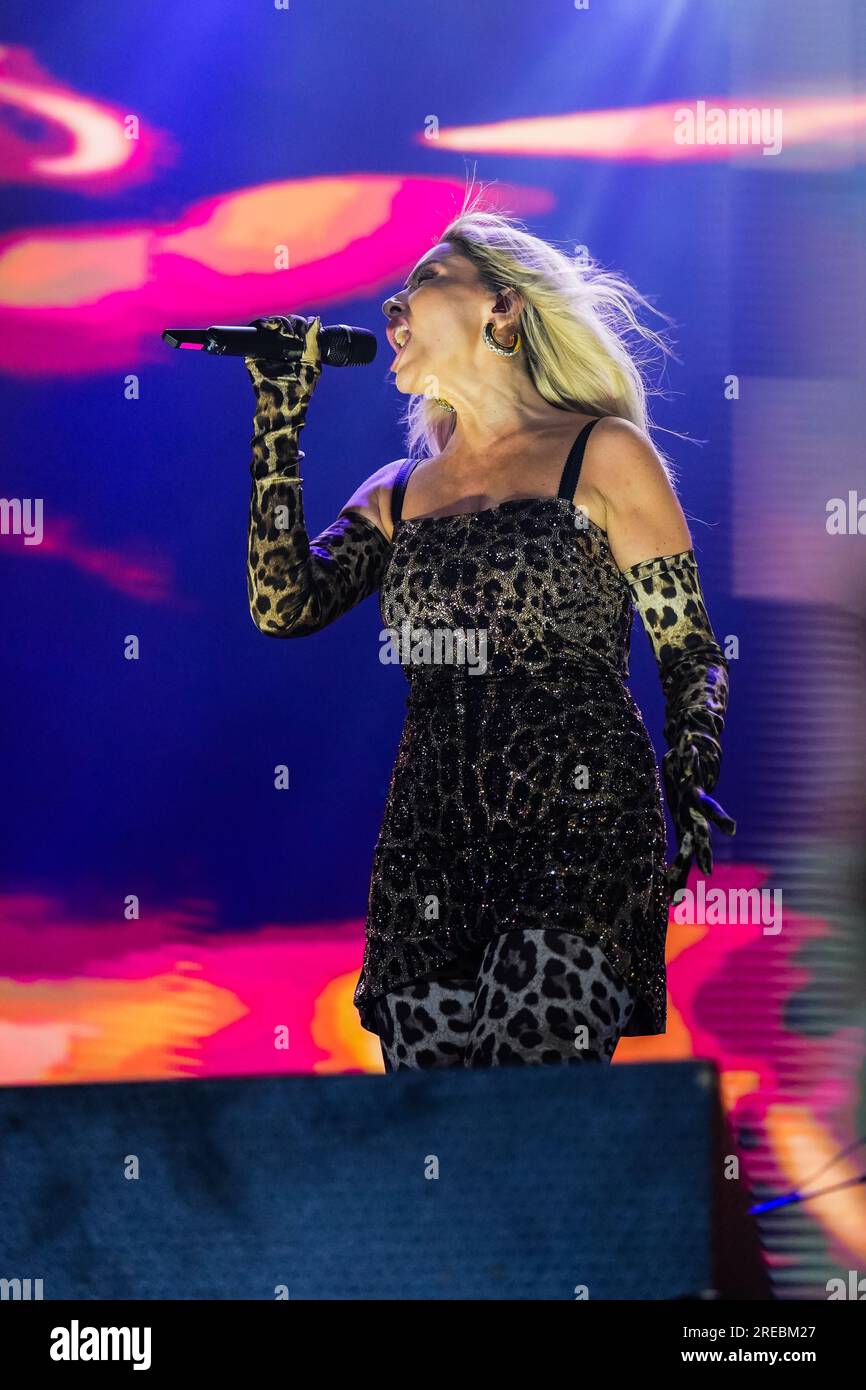 Istanbul, Turkey. 26th July, 2023. Hadise giving her concert during the ...
