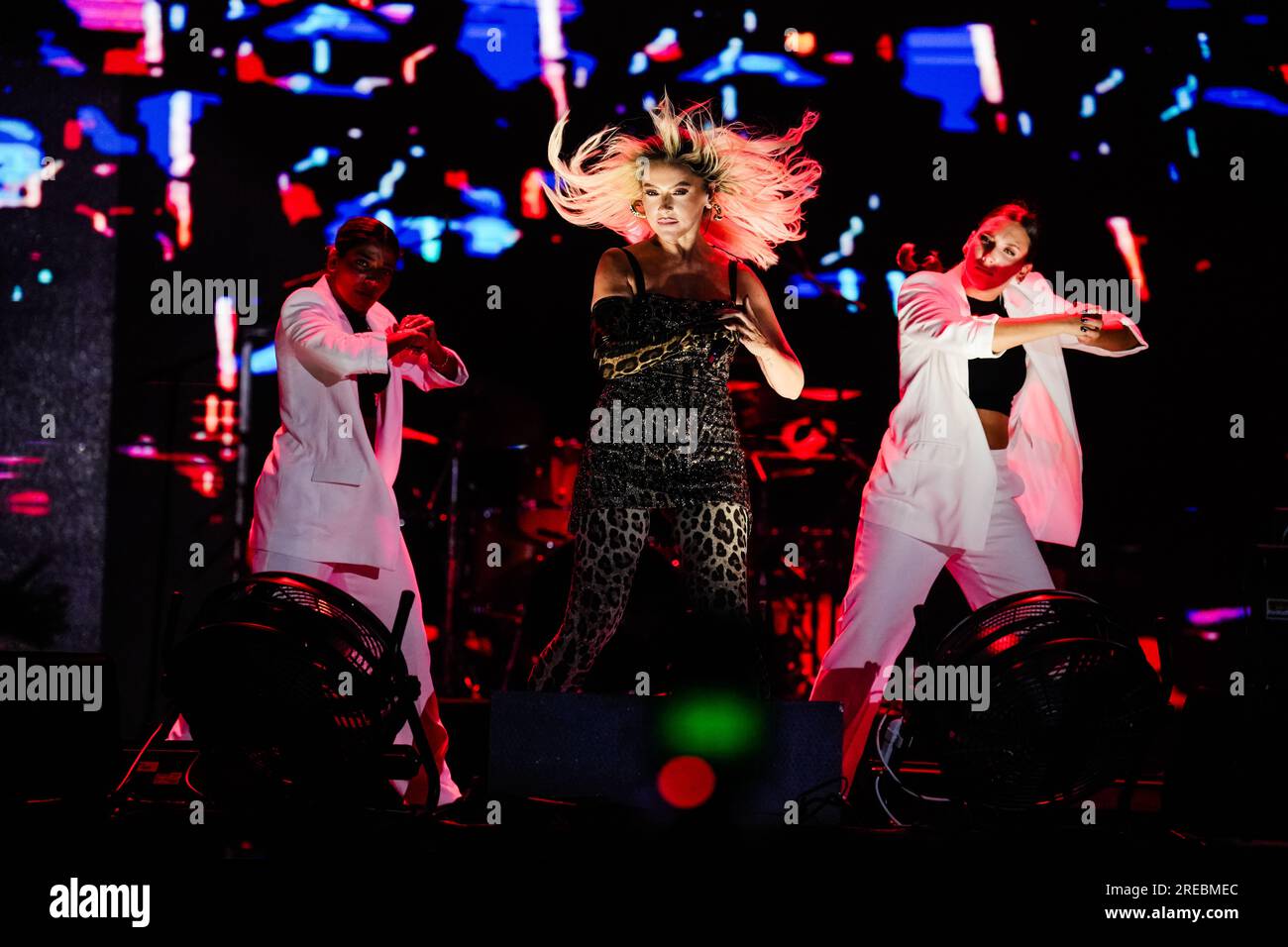 Istanbul, Turkey. 26th July, 2023. Hadise giving her concert during the ...