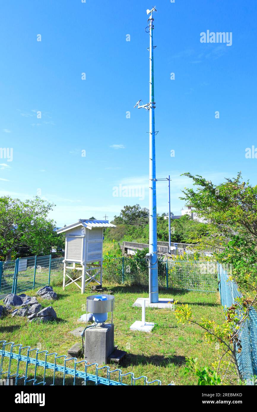 Akiyoshidai Regional Weather Observatory Stock Photo - Alamy