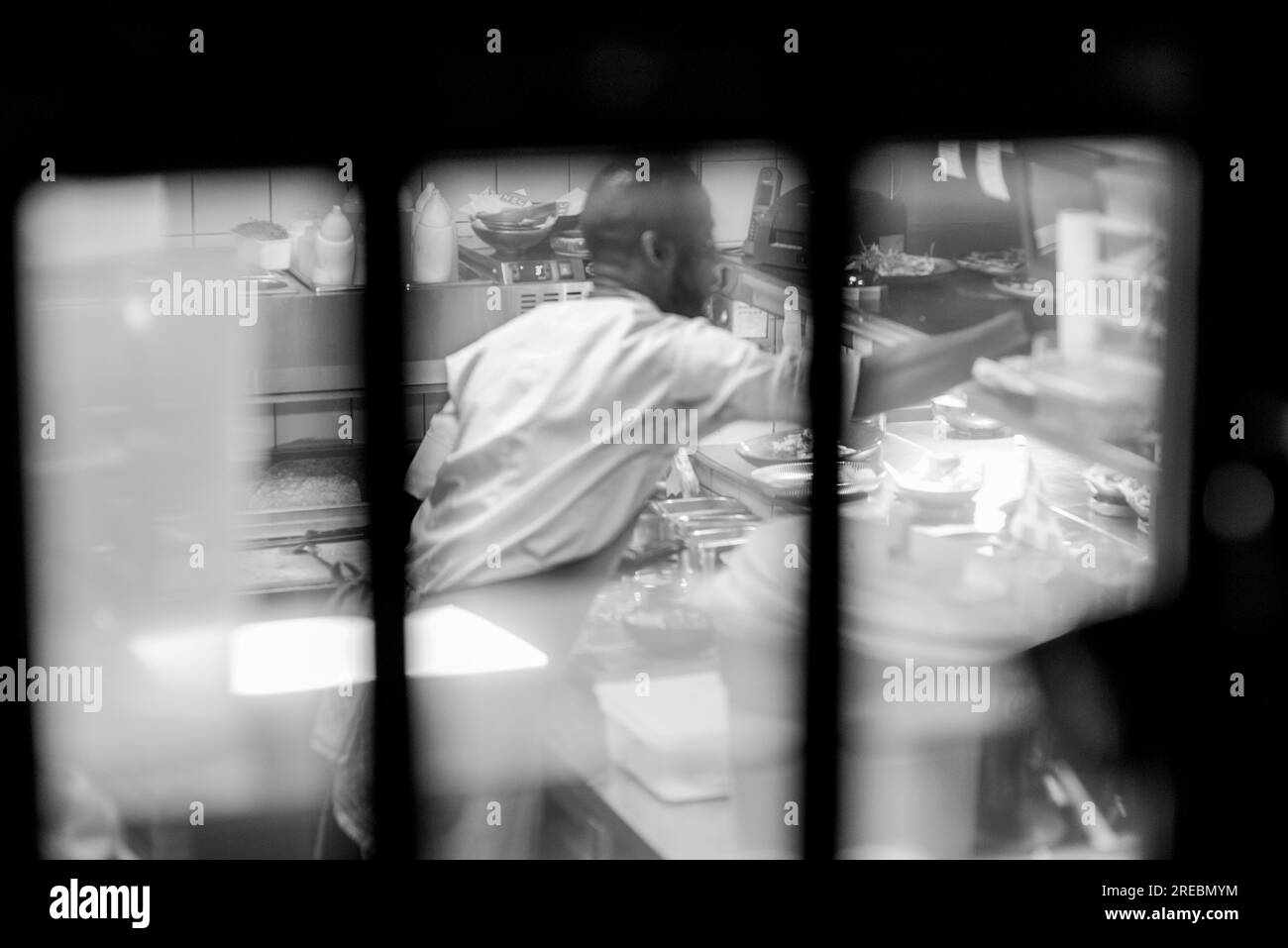 Restaurant staff Black and White Stock Photos & Images - Alamy