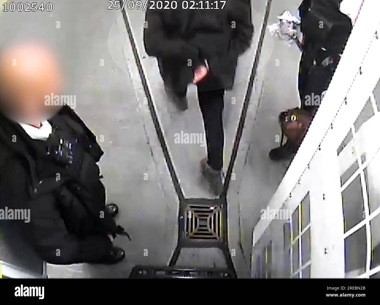 BEST QUALITY AVAILABLE Screen grab taken from handout CCTV dated 25/09 ...
