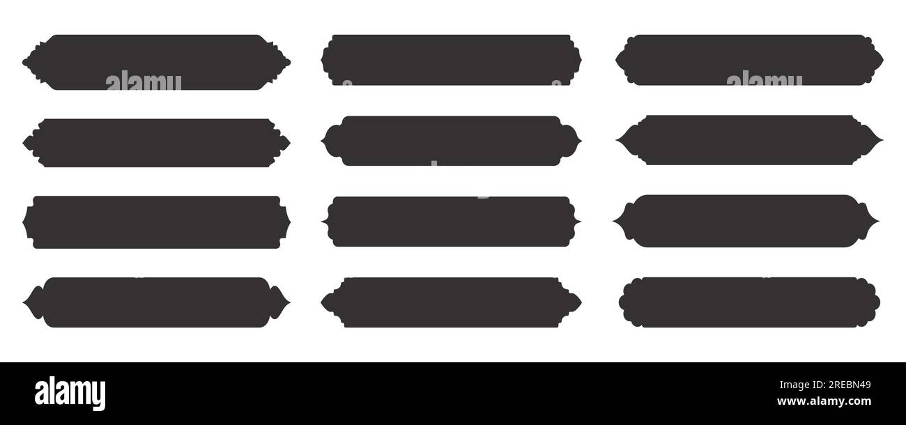 Ramadan arabic shape. Islamic frame with ornament. Turkish ribbon ...