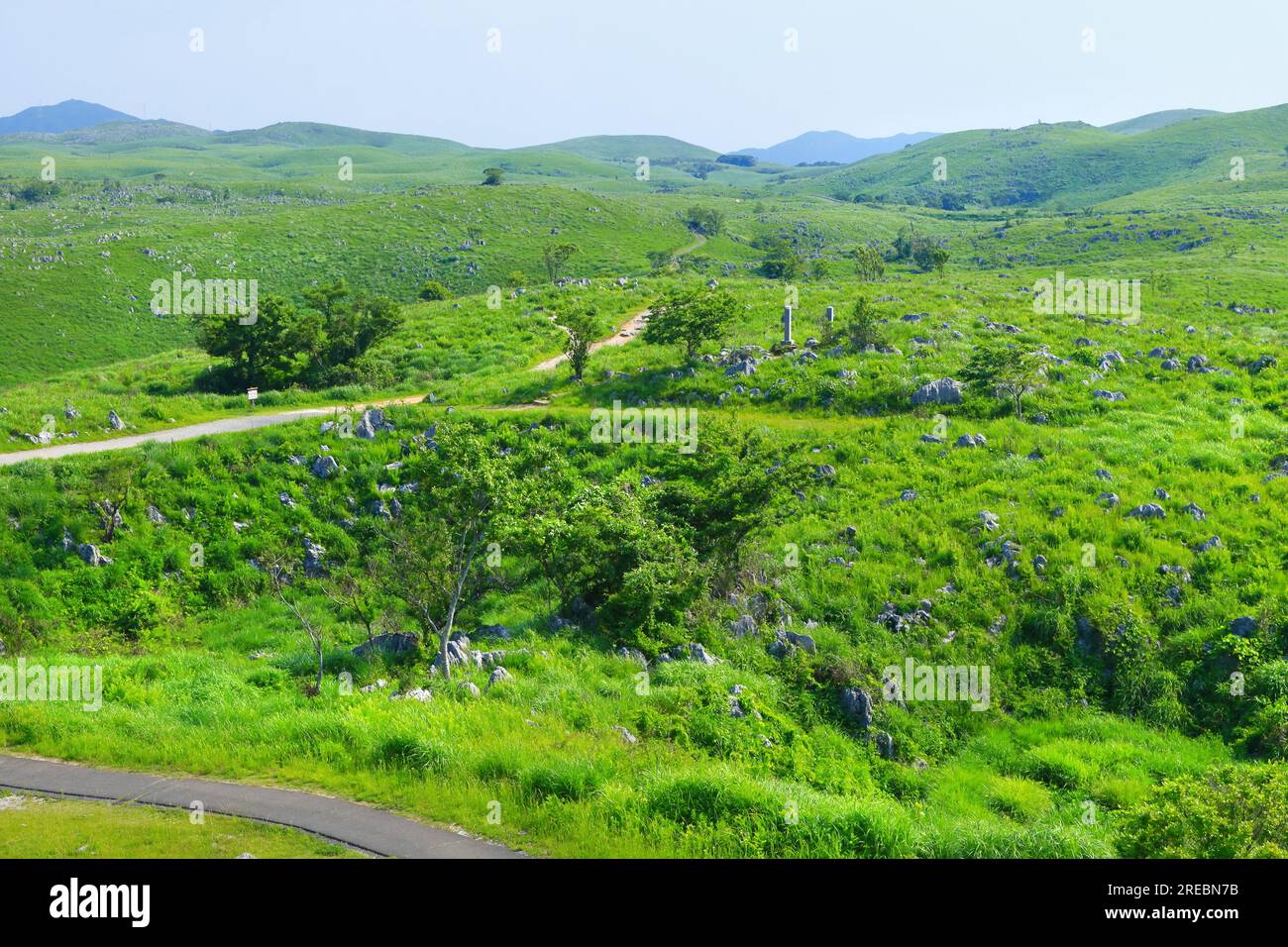 Doline in Akiyoshidai Stock Photo - Alamy