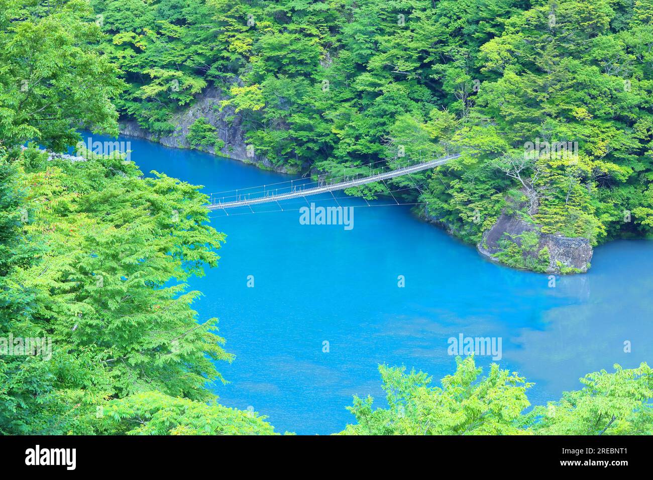 Dream Suspension Bridge in Sunmatakyo Stock Photo - Alamy