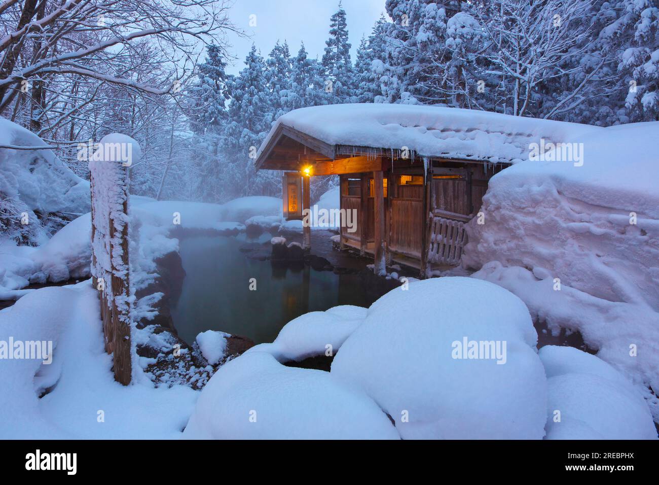Nyuto hot spring village hi-res stock photography and images - Alamy