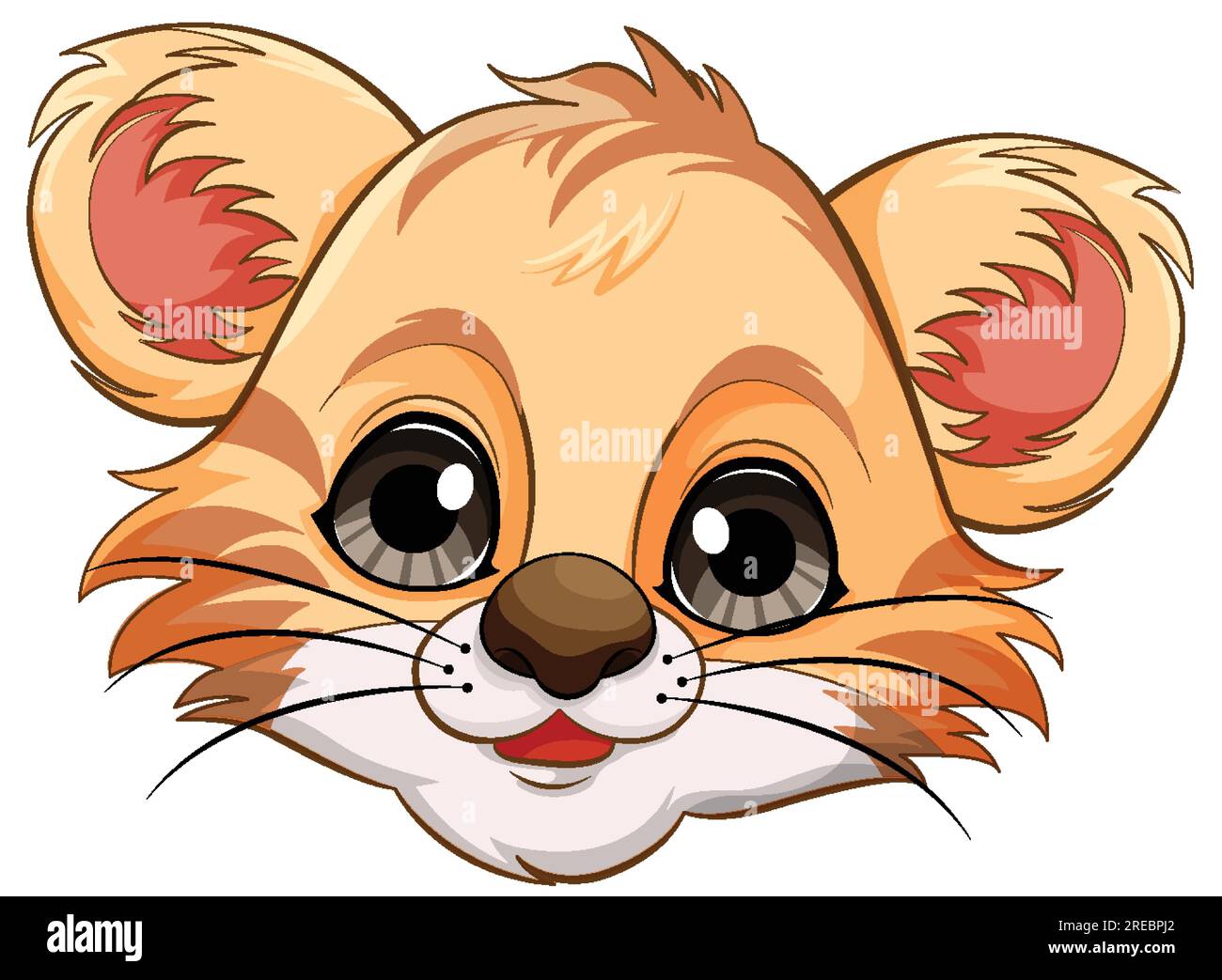 Baby Tiger Head Clip Art