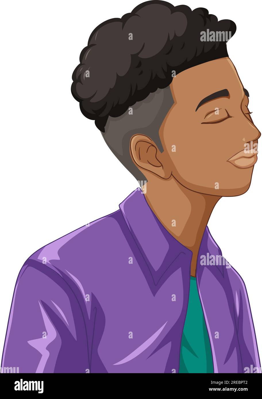 African man cartoon character illustration Stock Vector Image & Art - Alamy