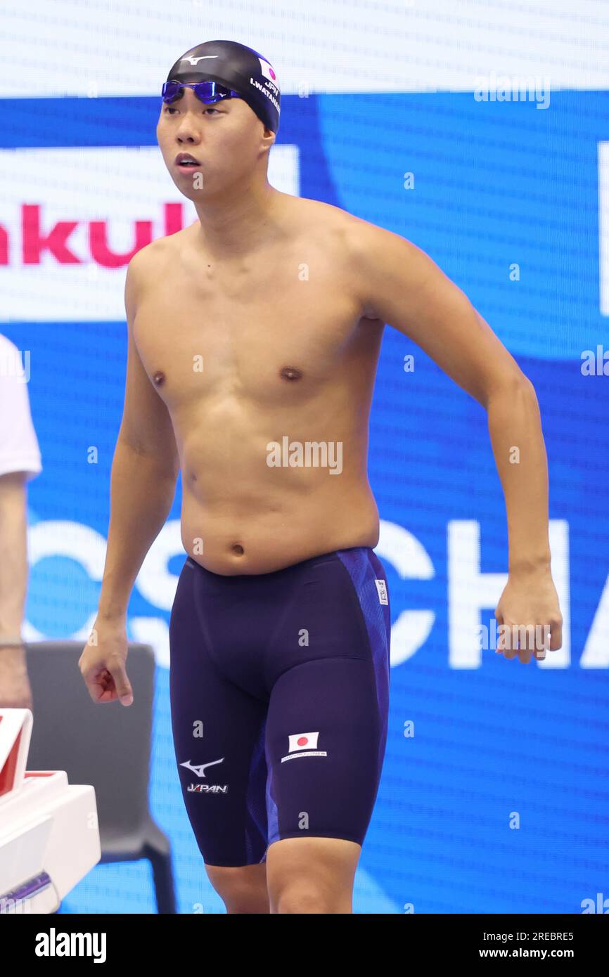 Fukuoka, Japan. 27th July, 2023. Ippei Watanabe (JPN) Swimming : World ...
