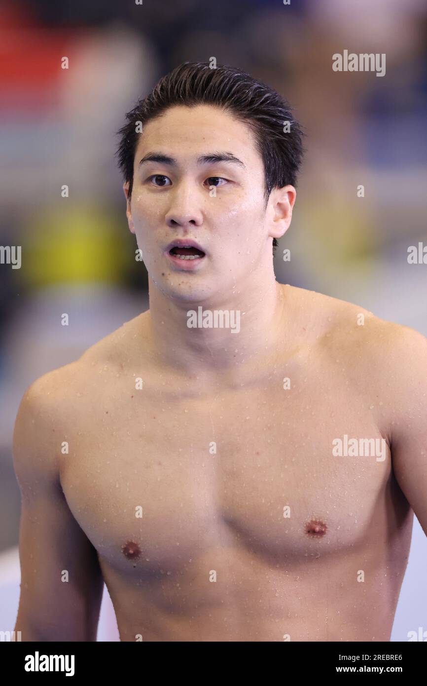 Fukuoka, Japan. 27th July, 2023. Shoma Sato (JPN) Swimming : World Aquatics Championships ...