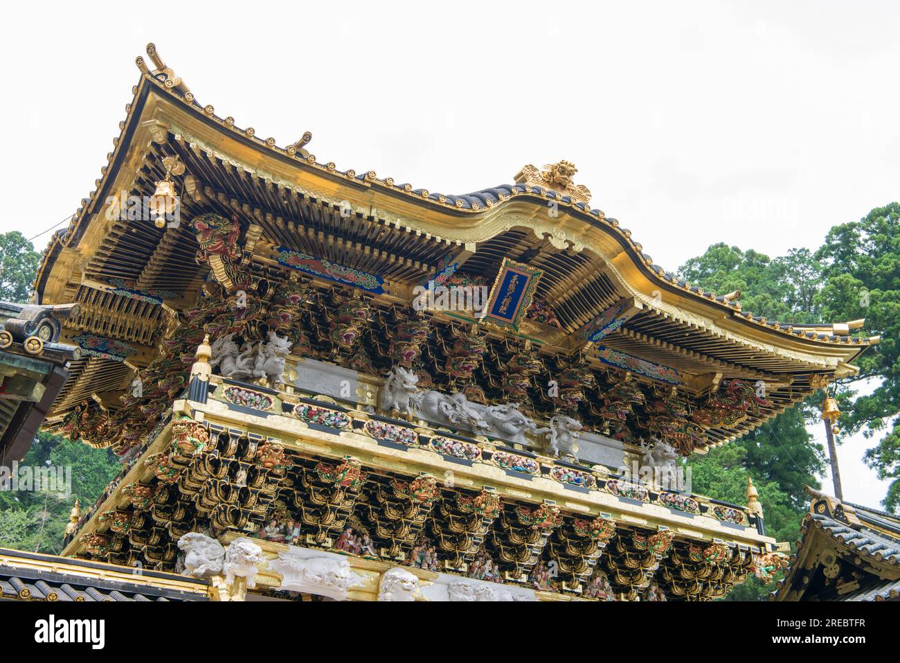 Yomeimon Gate of the Nikko Toshogu Shrine Stock Photo - Alamy