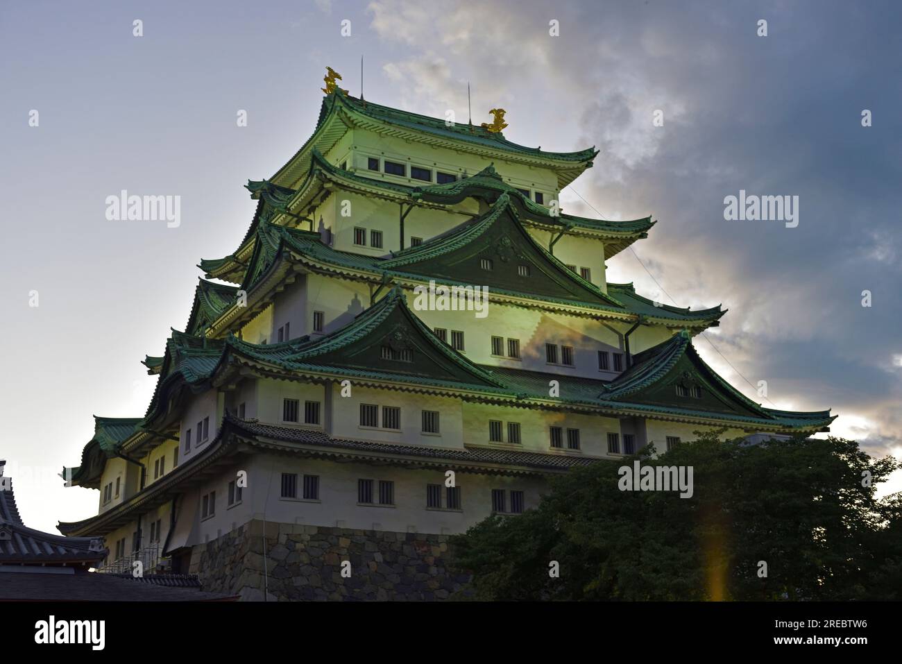 Nagoya Castle Honmaru Stock Photo - Alamy