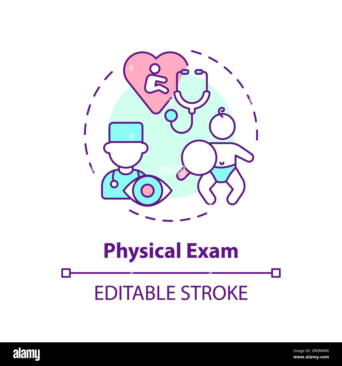 Physical exam Stock Vector Images - Alamy