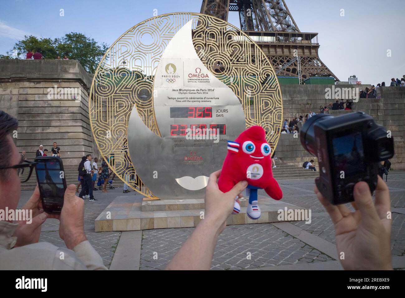 July 26, 2023, Paris, France, France: Bruno Levesque/IP3 Paris France 26 Juillet 2023. J-1 an ...