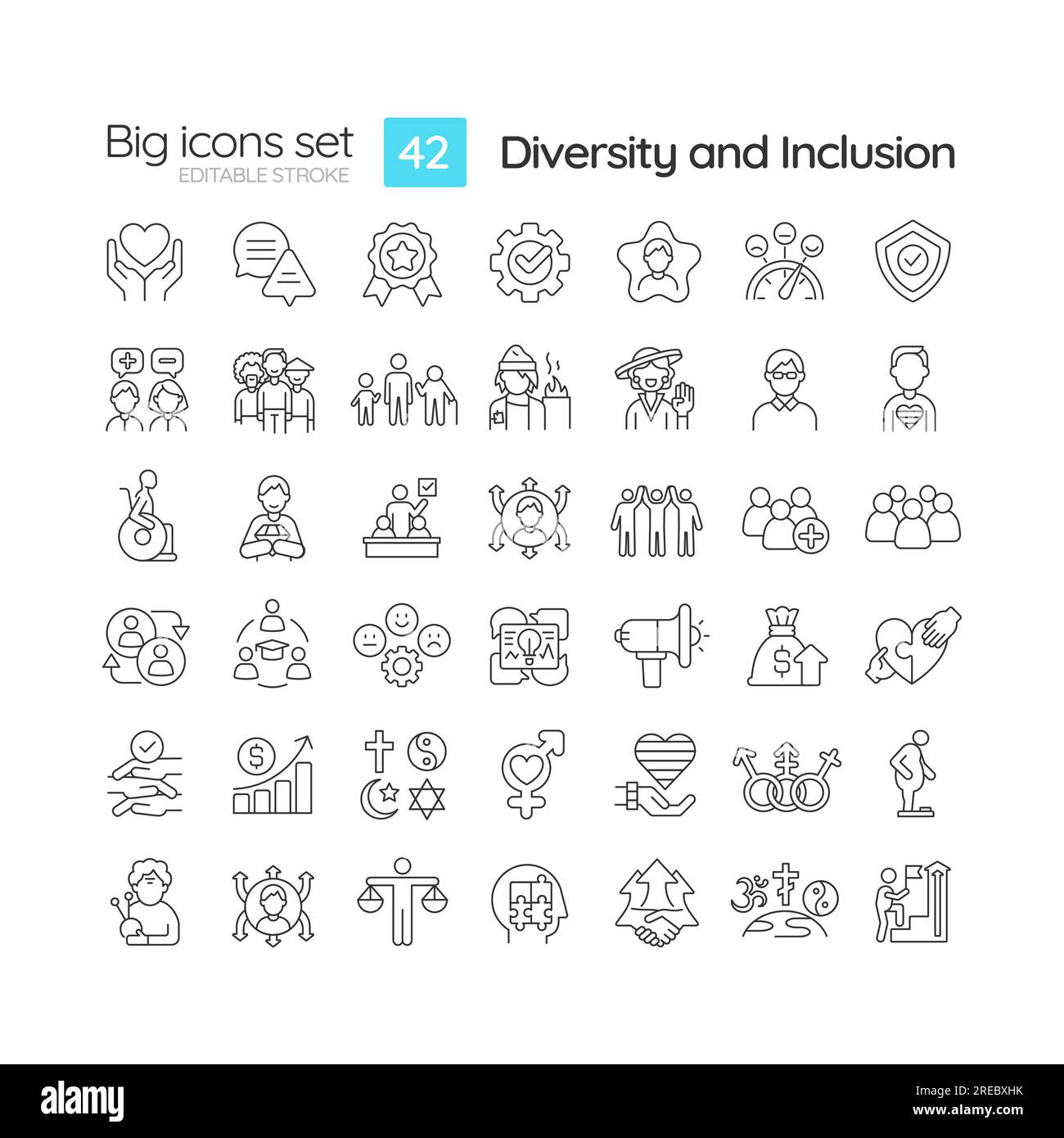 Diversity and inclusion art Cut Out Stock Images & Pictures - Alamy