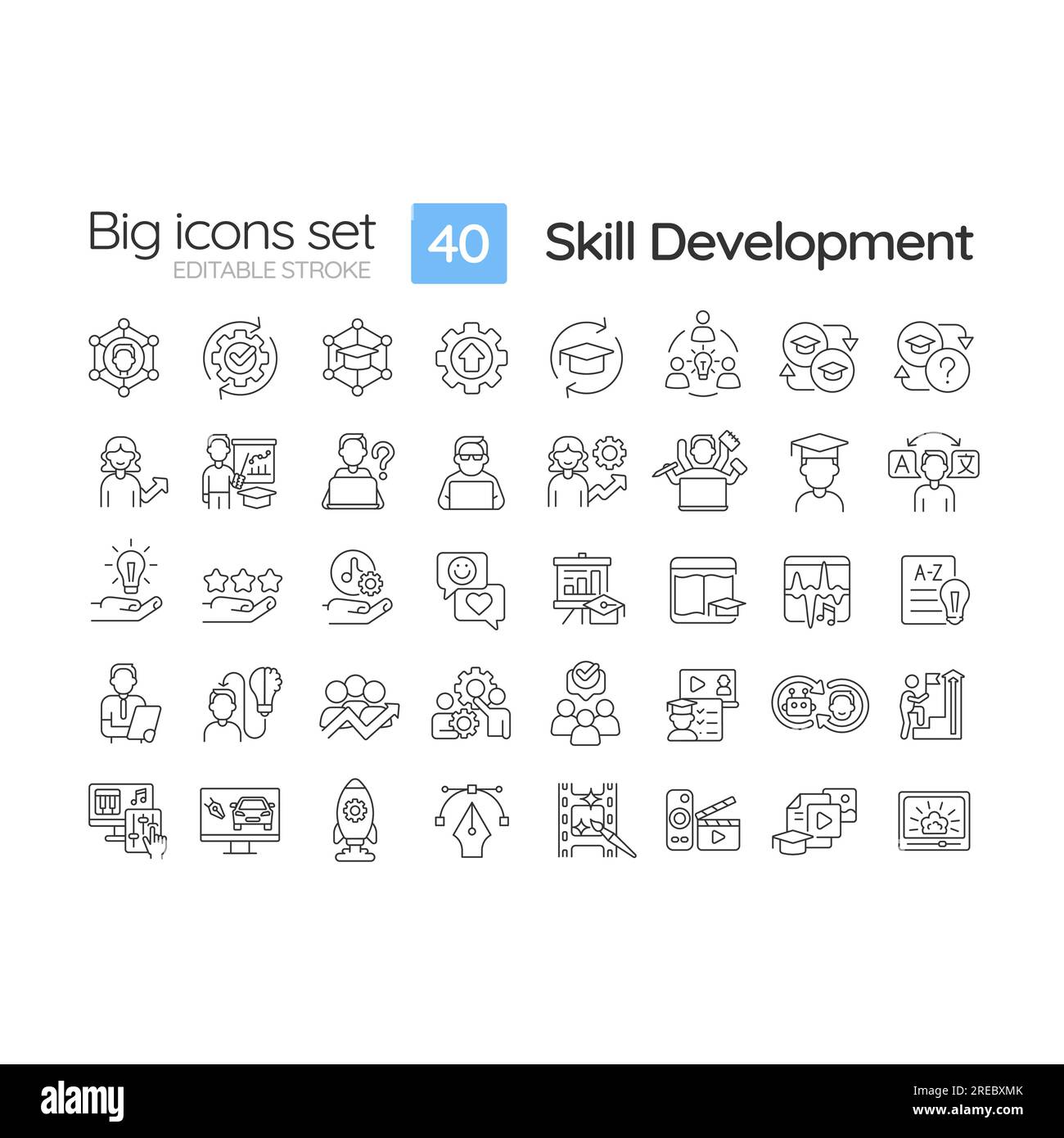 Skill skill set Cut Out Stock Images & Pictures - Alamy
