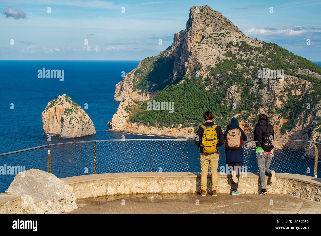 Colomer viewpoint, Mirador de sa Creueta, Formentor, Mallorca, Balearic ...