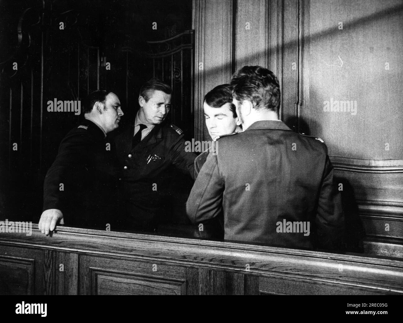 Weil, Ekkehard, * 1948 / 1949, German neo-Nazi, as defendant at the ...