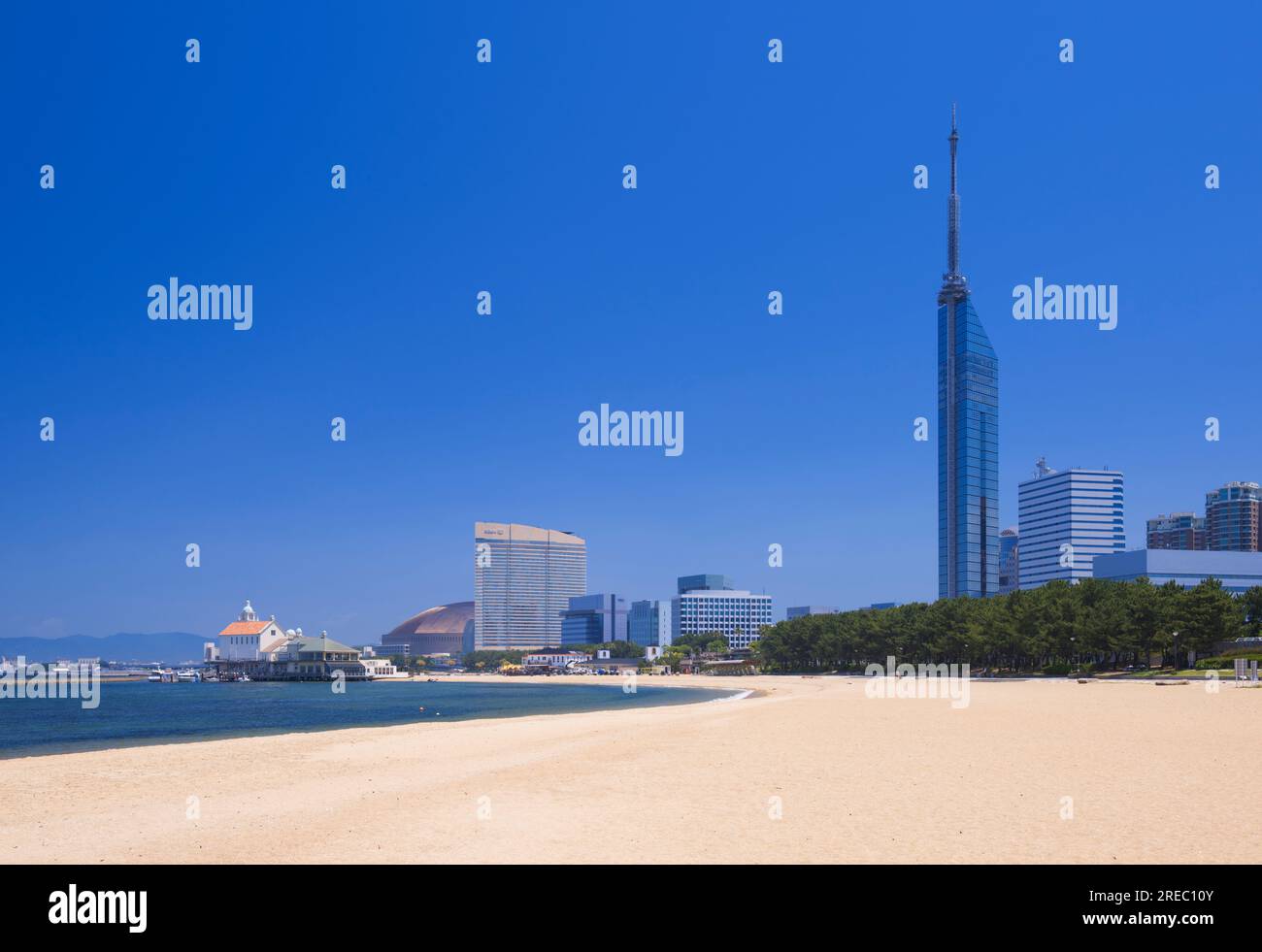 The Seaside Momochi Beach Park Stock Photo - Alamy