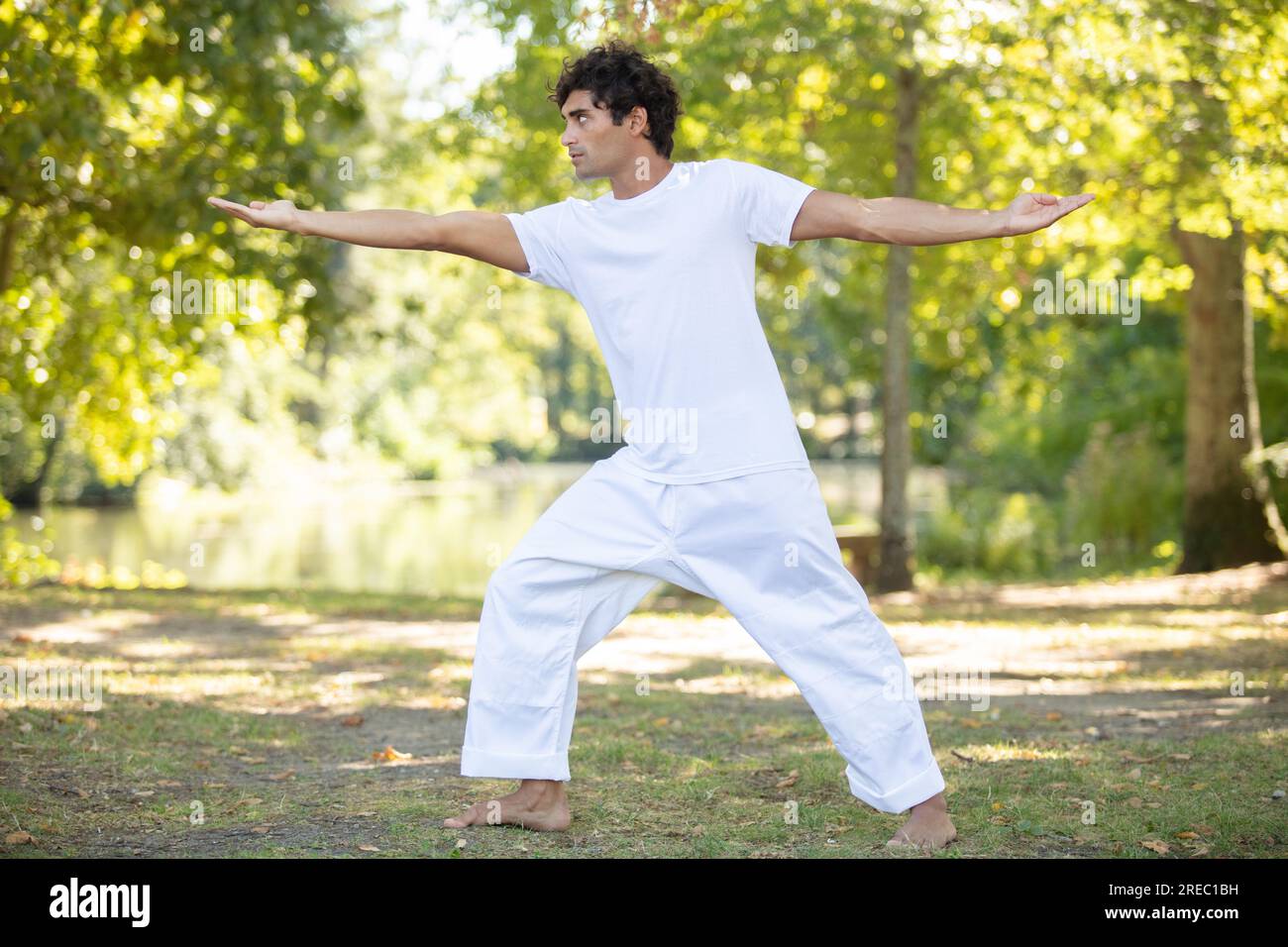 Serene indian guy practicing hi-res stock photography and images - Alamy