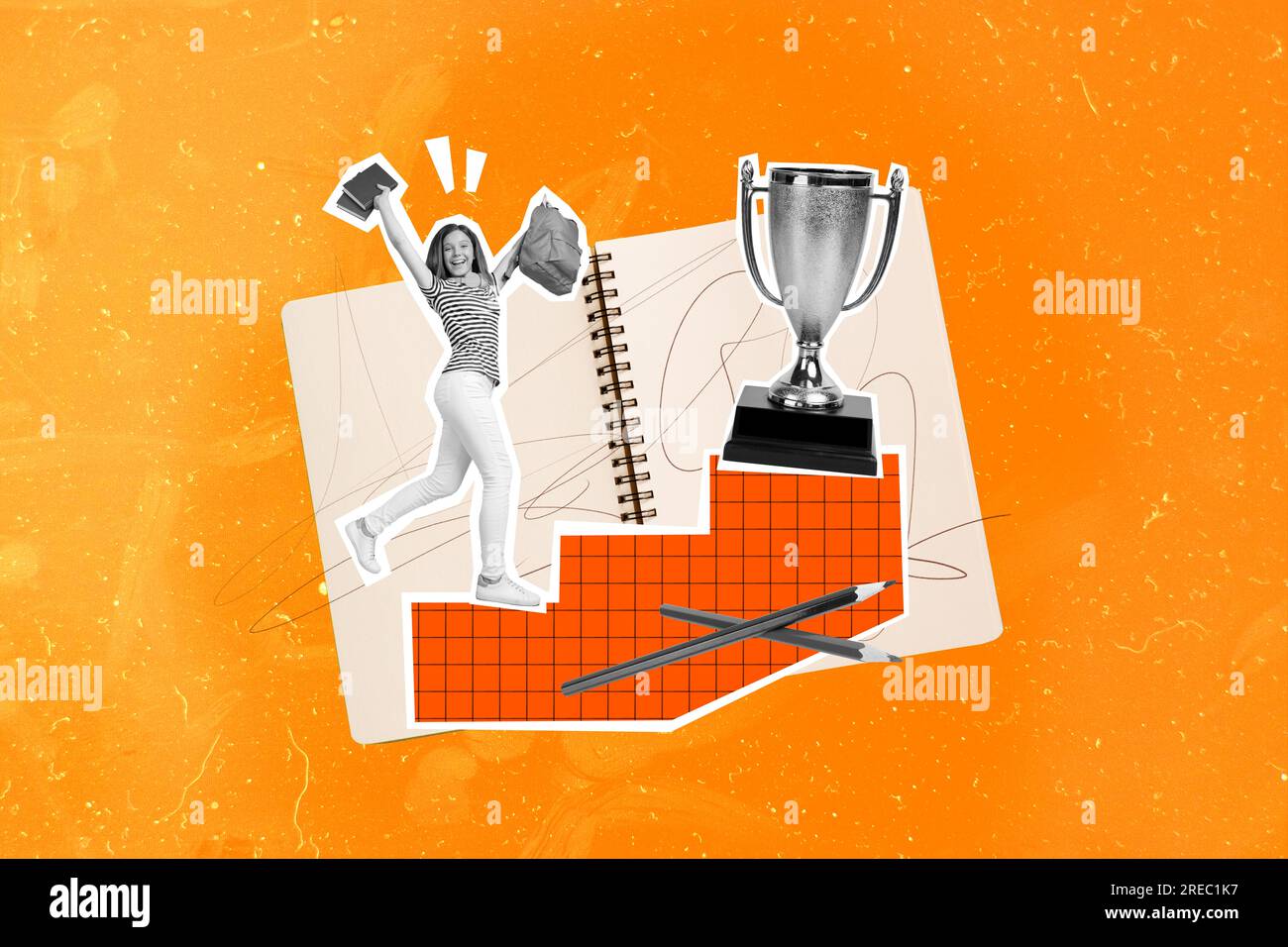 Collage image victory knowledge competition tournament winner ...