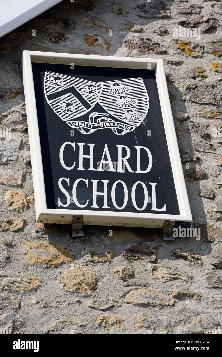 Old school building sign hi-res stock photography and images - Alamy