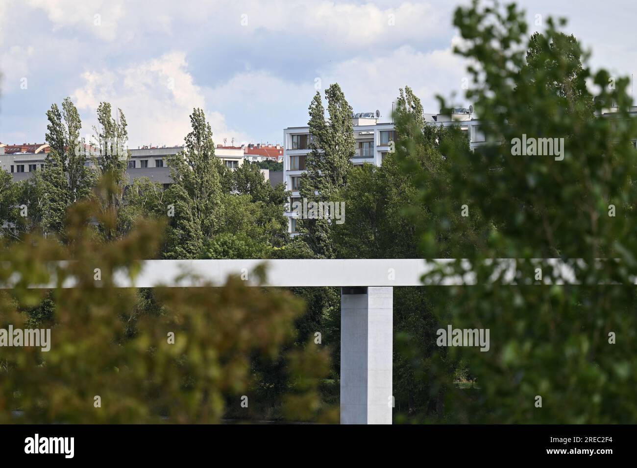 Prague, Czech Republic. 26th July, 2023. The newly built HolKa ...