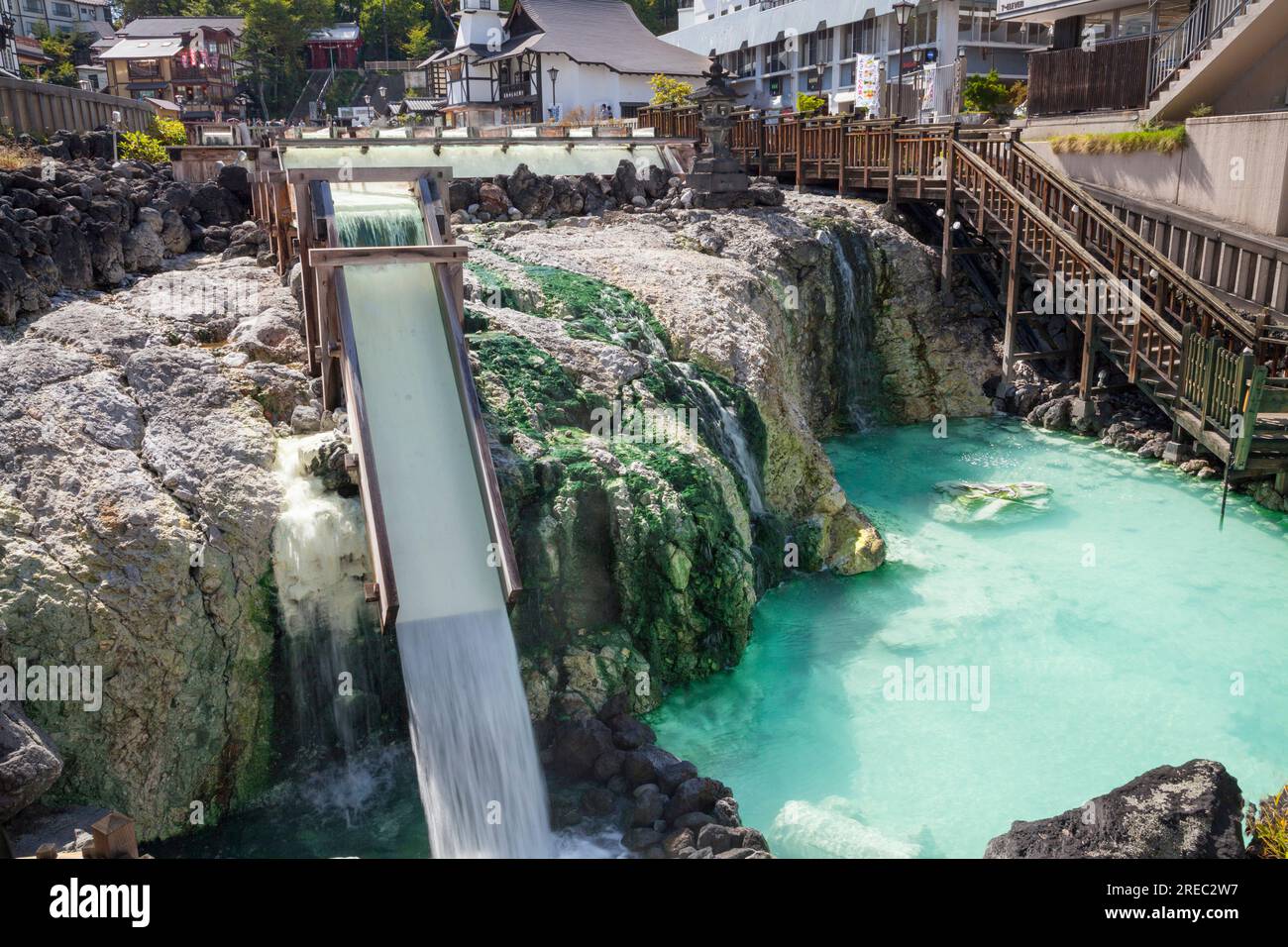 Yubatake of kusatsu onsen hi-res stock photography and images - Alamy
