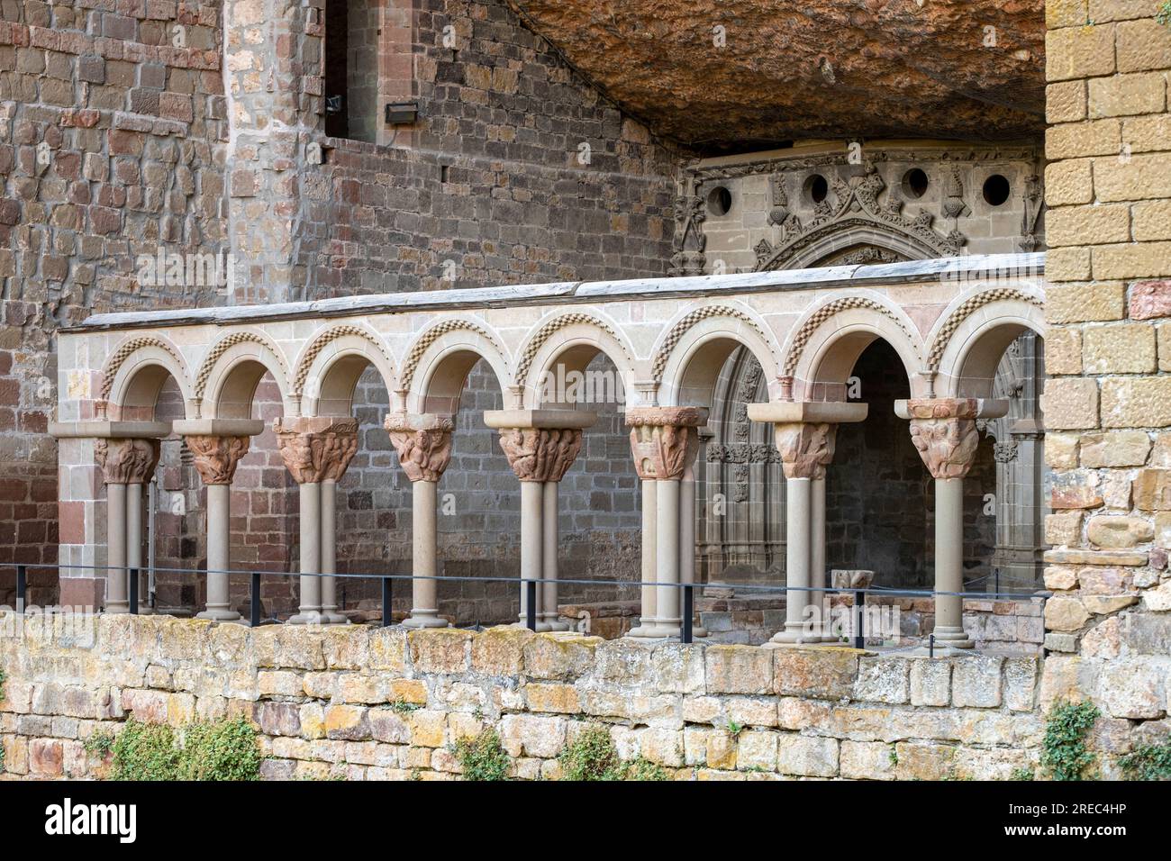 Royal monastery of san juan de la pena hi-res stock photography and ...