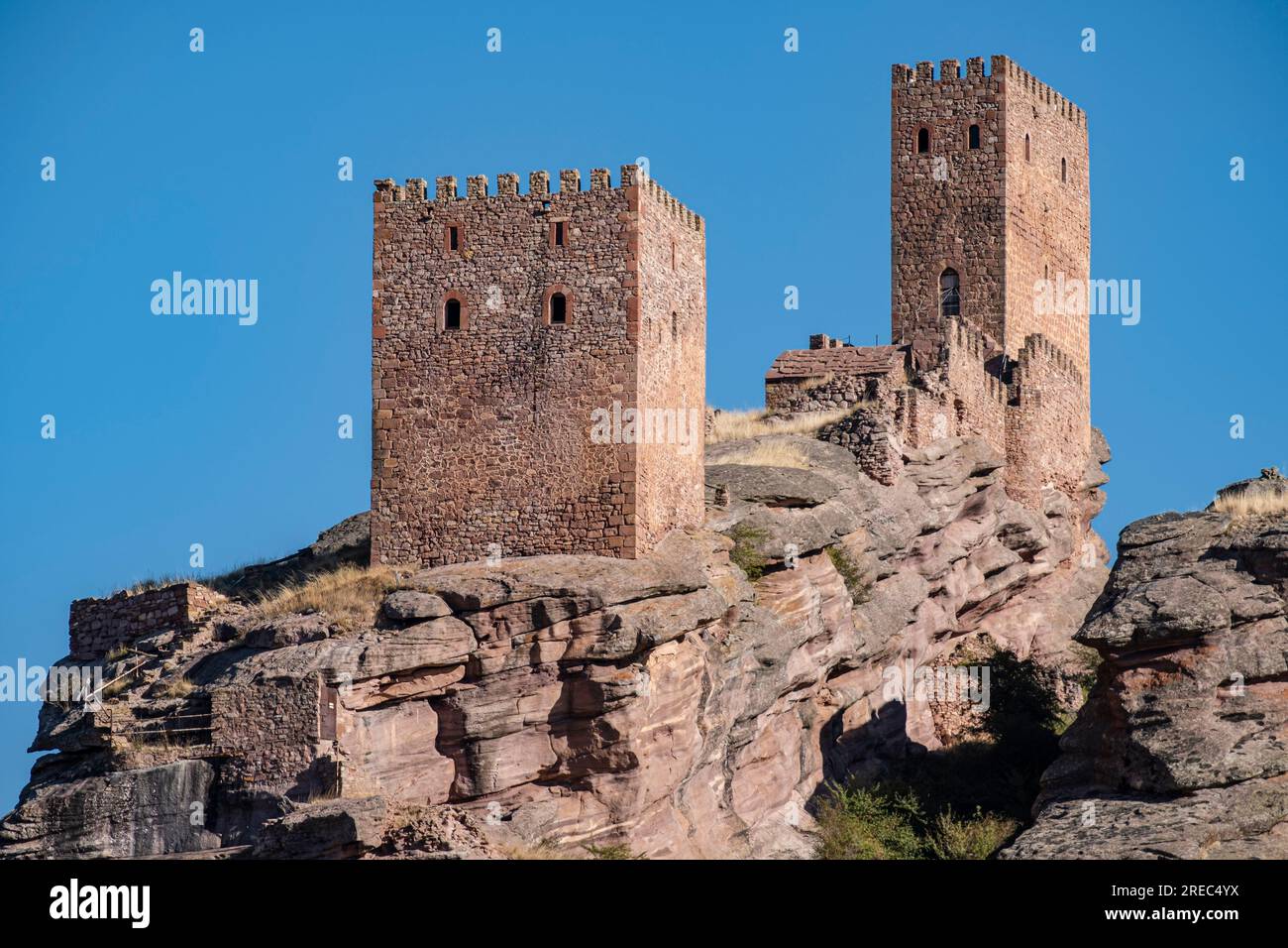 Zafra castle, guadalajara hi-res stock photography and images - Alamy
