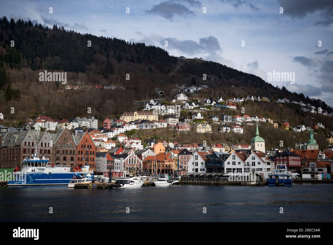 The popular Bryggen waterfront in Bergen in Norway Stock Photo - Alamy