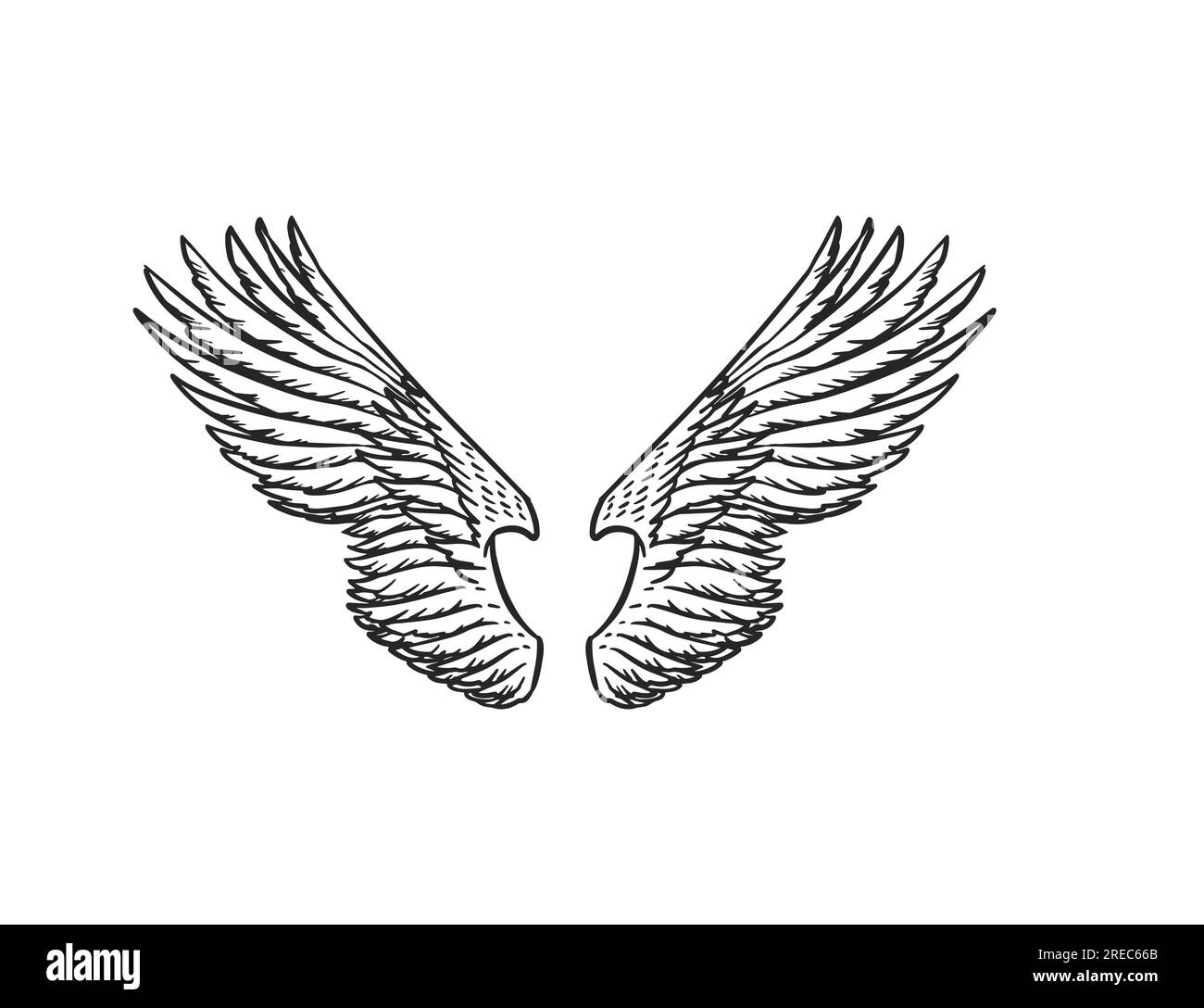 Open Wing Tattoo Designs
