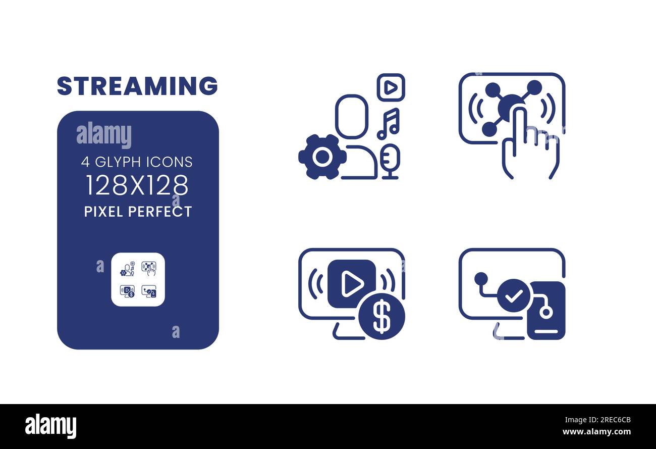 Application streaming image Stock Vector Images - Alamy