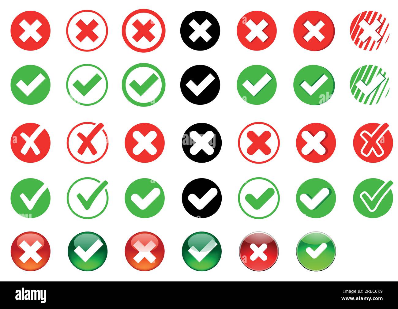 Consent rejection Stock Vector Images - Alamy