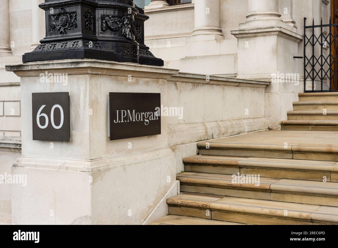 J P Morgan, Victoria Embankment, London, UK Stock Photo - Alamy