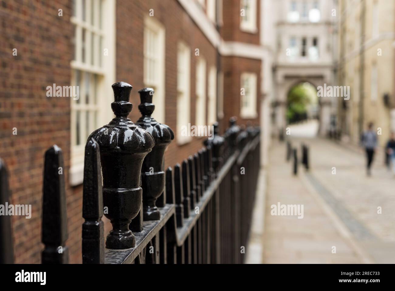 Wrought iron railings, London, UK Stock Photo - Alamy
