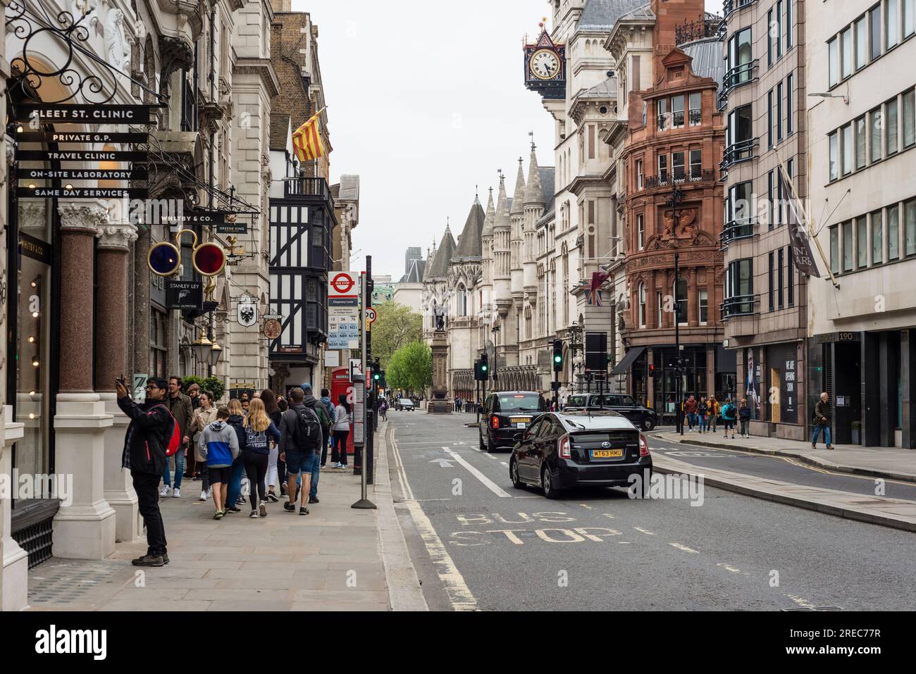 Fleet street view hi-res stock photography and images - Alamy