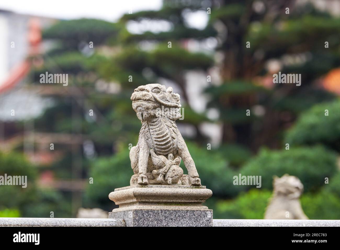 Chinese traditional mythical beast Qilin sculpture Stock Photo - Alamy