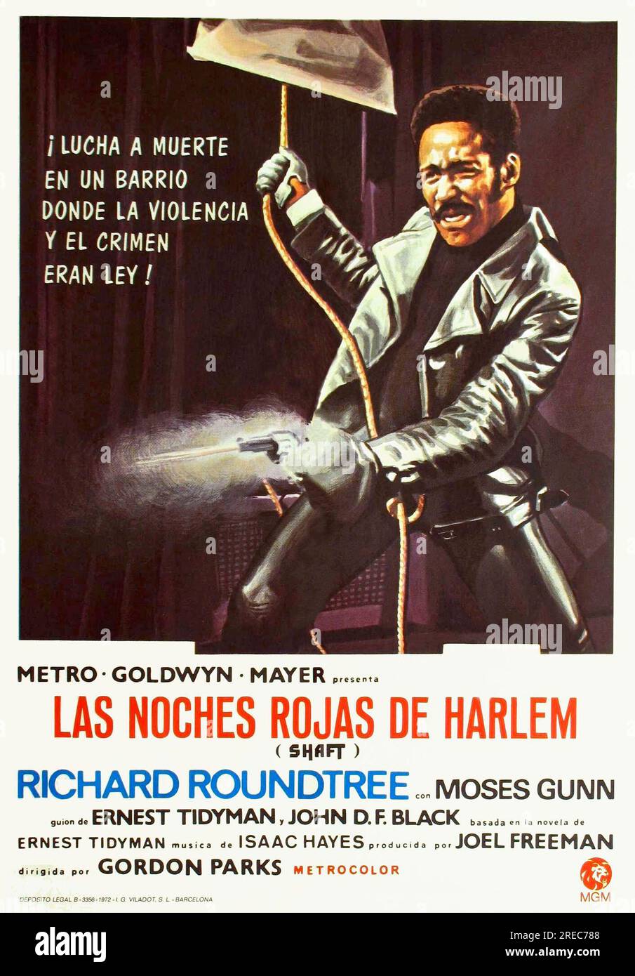SHAFT (1971), directed by GORDON PARKS. Credit: M.G.M. / Album Stock ...