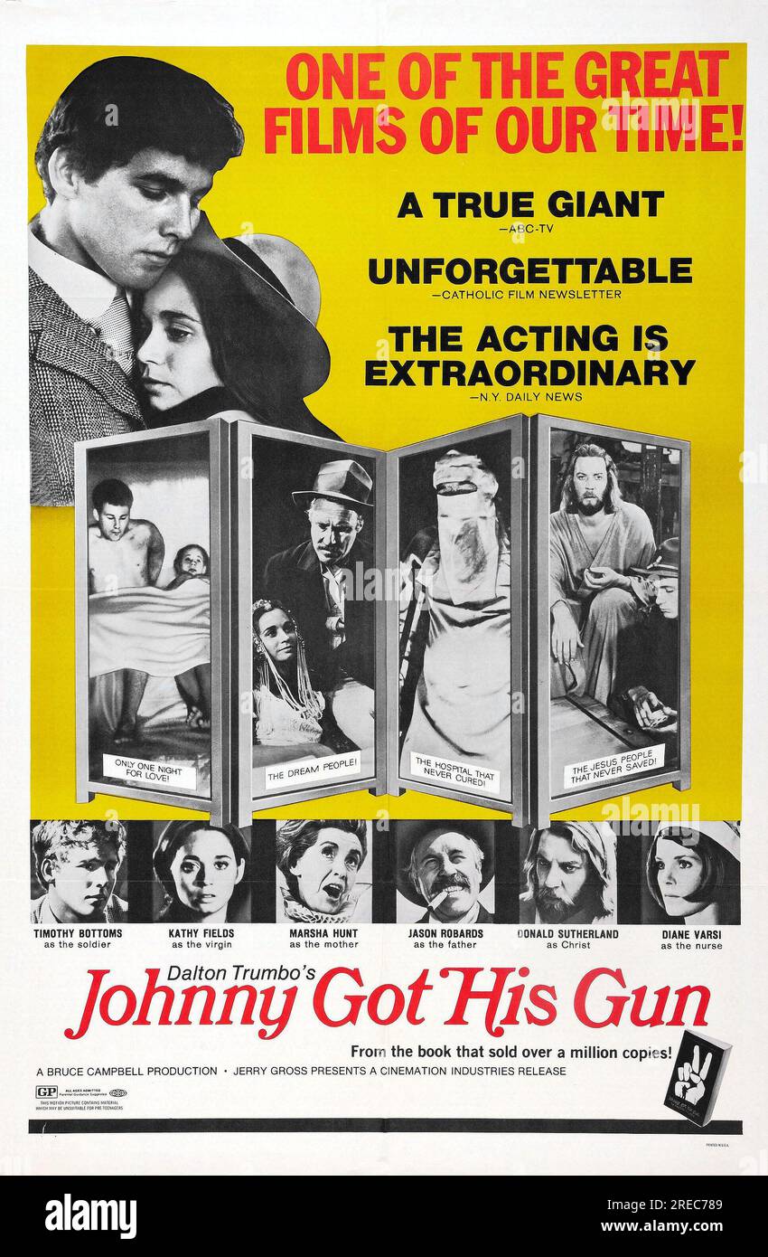 JOHNNY GOT HIS GUN (1971), directed by DALTON TRUMBO. Credit: WORLD ...