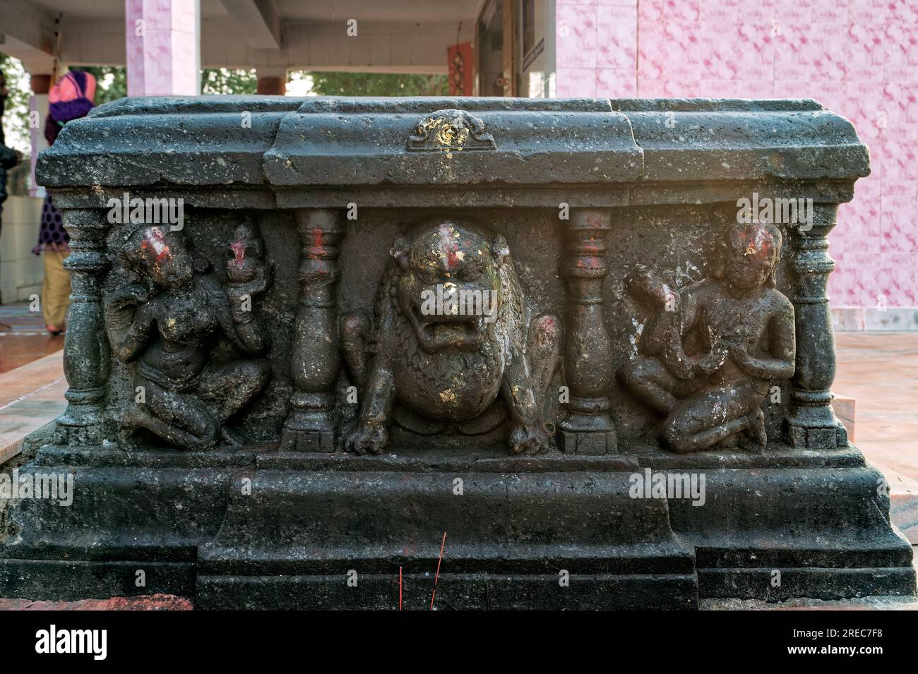 12 23 2014 l stone structures and statues lying at Black Buddha temple ...