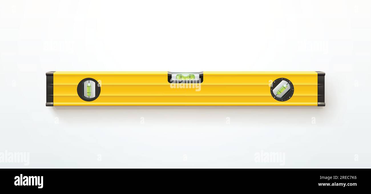 Spirit level isolated Stock Vector Images - Alamy