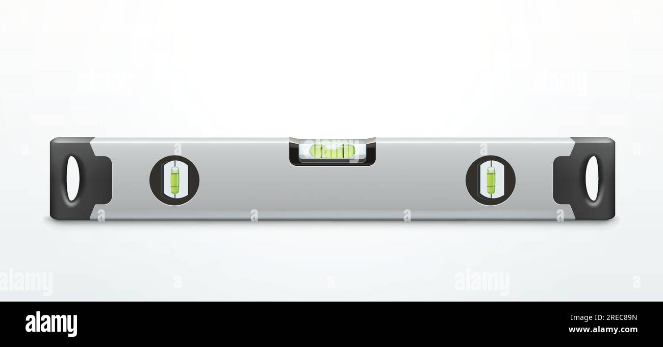 Spirit level isolated Stock Vector Images - Alamy