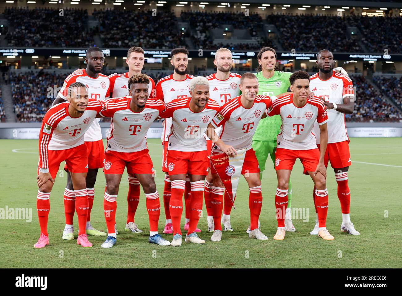 National Stadium, Tokyo, Japan. 26th July, 2023. FC Bayern Munich team ...