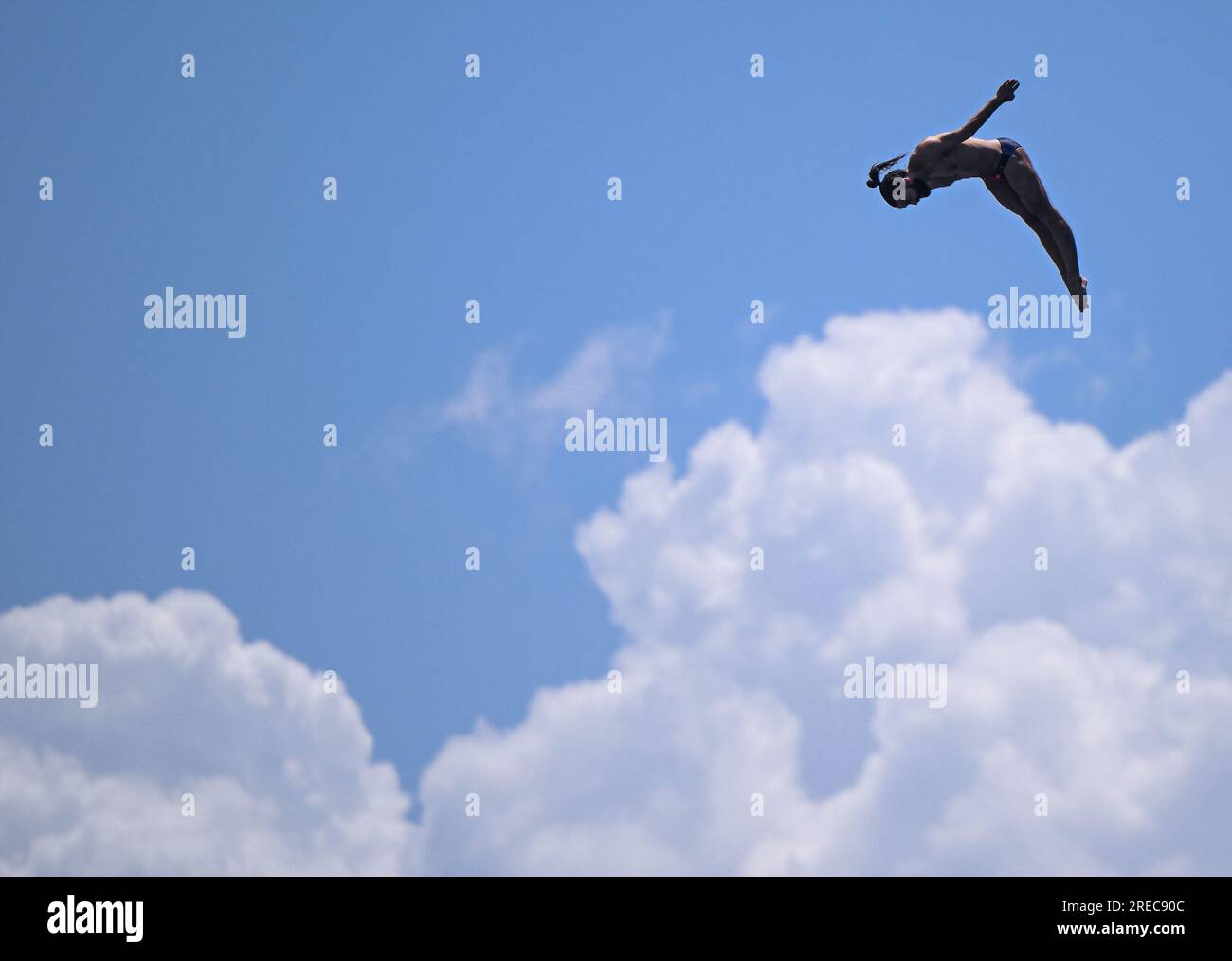 Fukuoka, Japan. 27th July, 2023. Silver medalist Catalin-Petru Preda of ...