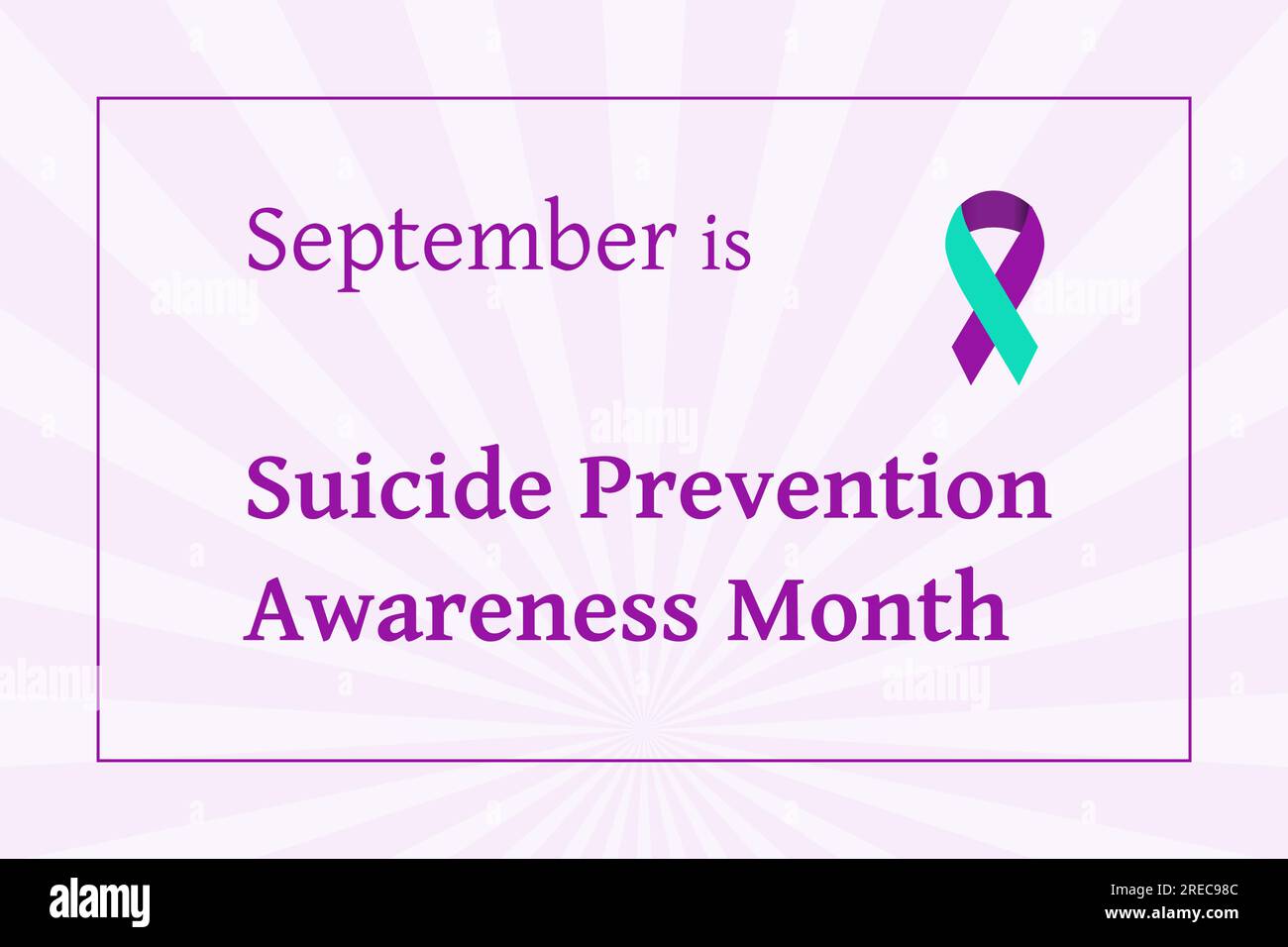 Social media announcement banner sign for Suicide Prevention Awareness ...