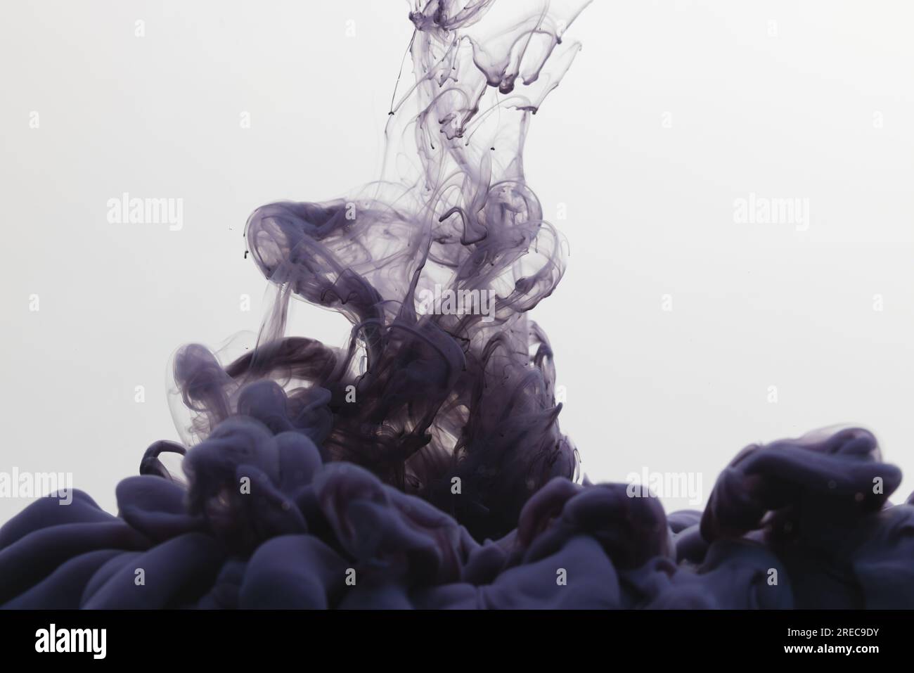 Black Ink In Water Background